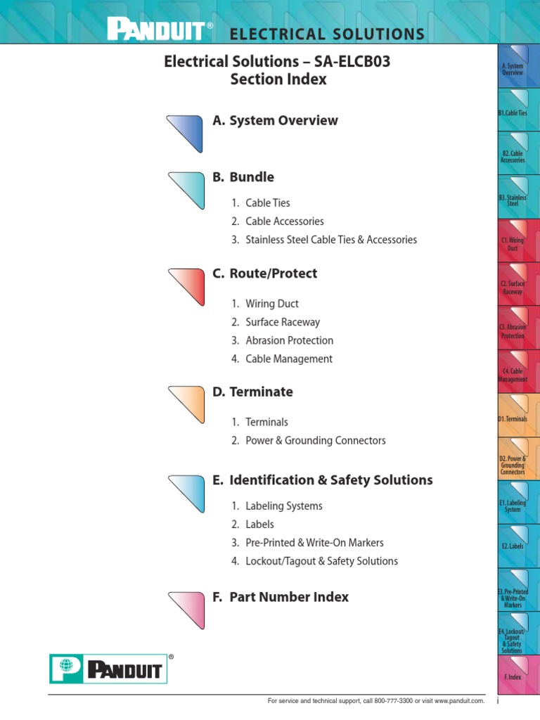 Catalogo Completo PANDUIT PDF | PDF | Electrical Wiring | Manufactured ...
