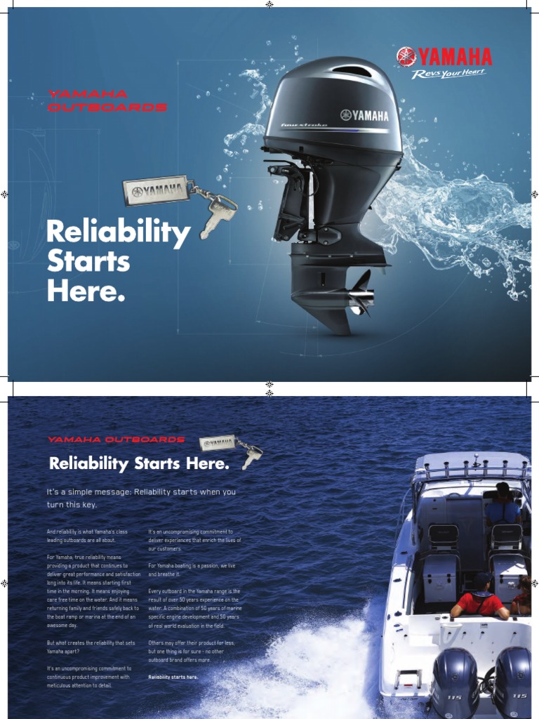 2017 Yamaha Motor Australia Marine Outboard Brochure | PDF | Inline ...
