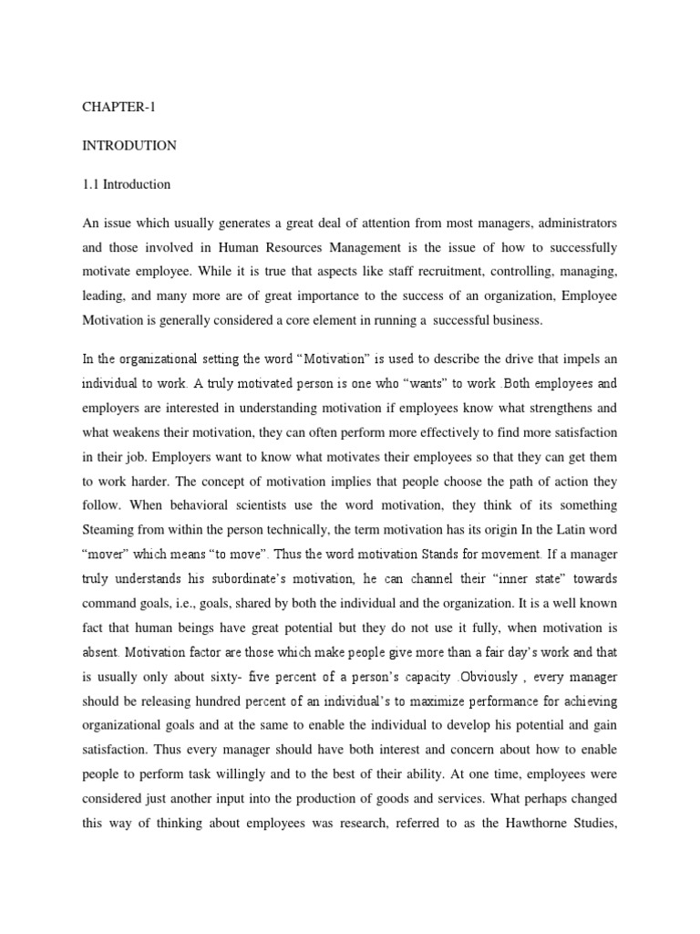 Employee Motivation | PDF | Motivation | Motivational