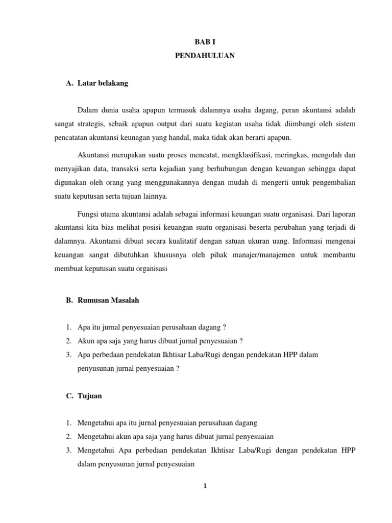 HPP Dan Ikhtisar Laba Rugi | PDF