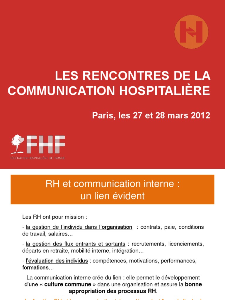 Communication Interne Et RH | PDF | Gestion des ressources humaines ...
