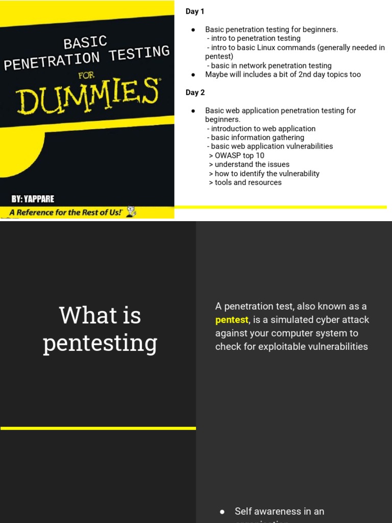 Basic Pentest Training | PDF | Penetration Test | Hypertext Transfer ...