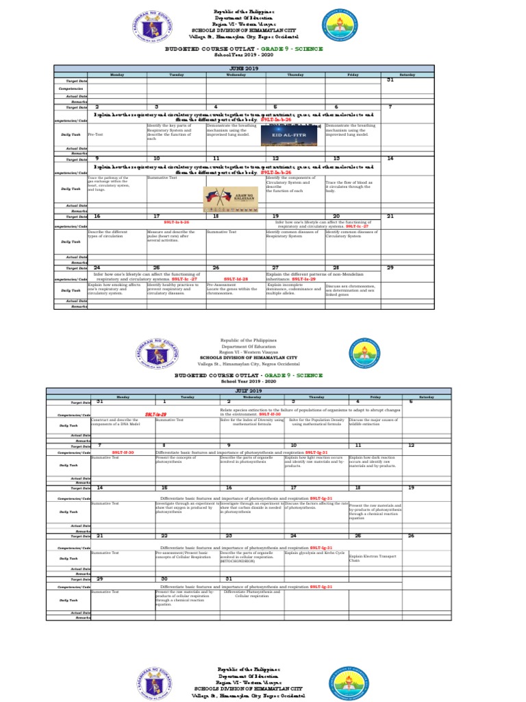 Science First Quarter Bco Grade-9 | PDF | Photosynthesis | Cellular ...