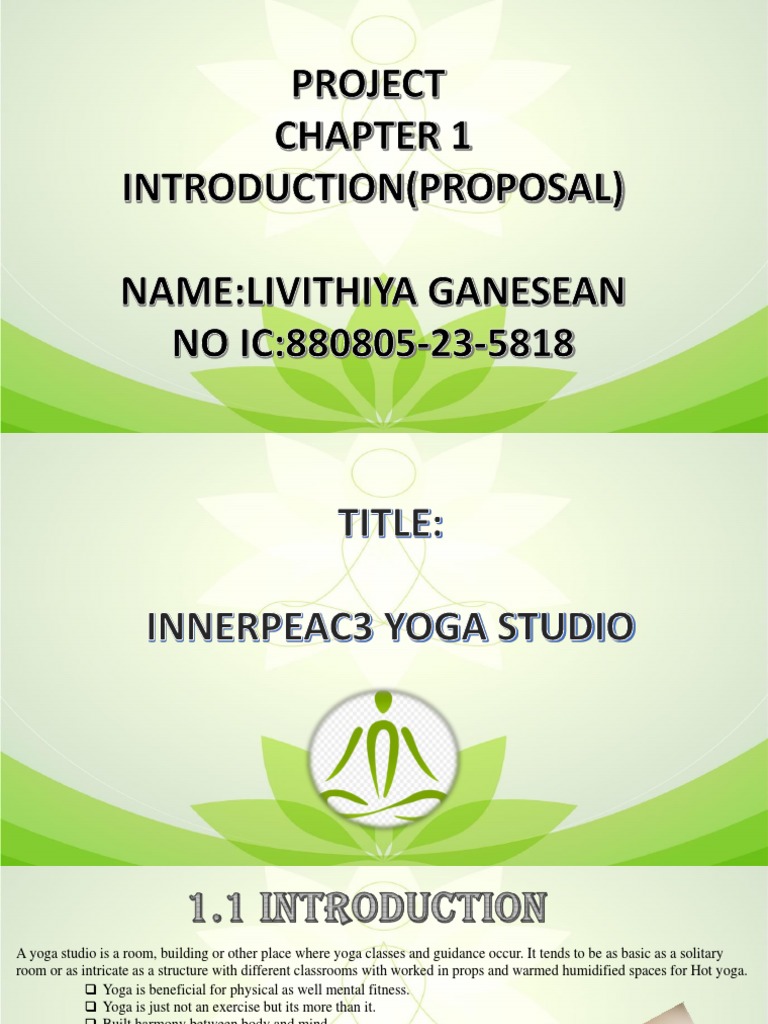 Project Proposal | PDF | Asana | Ashtanga Vinyasa Yoga