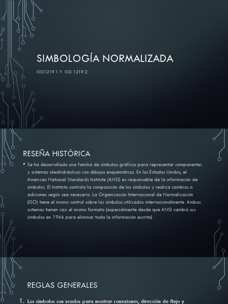 Tema 3. Simbologia Iso 1219 | PDF | Neumática | Bomba