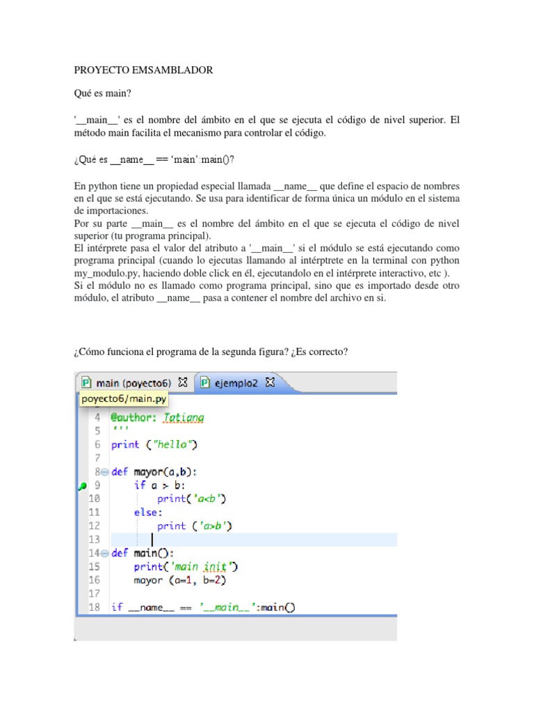 Proyecto Emsamblador | PDF | Python (lenguaje de programación) | Programa de computadora