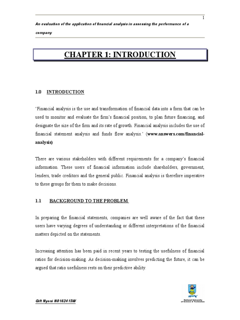 Chapter1-Introduction Gift Nyoni | Download Free PDF | Data Analysis ...