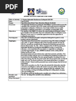 Narrative Report On Earthquake Drill | PDF | Earthquakes | Emergency ...