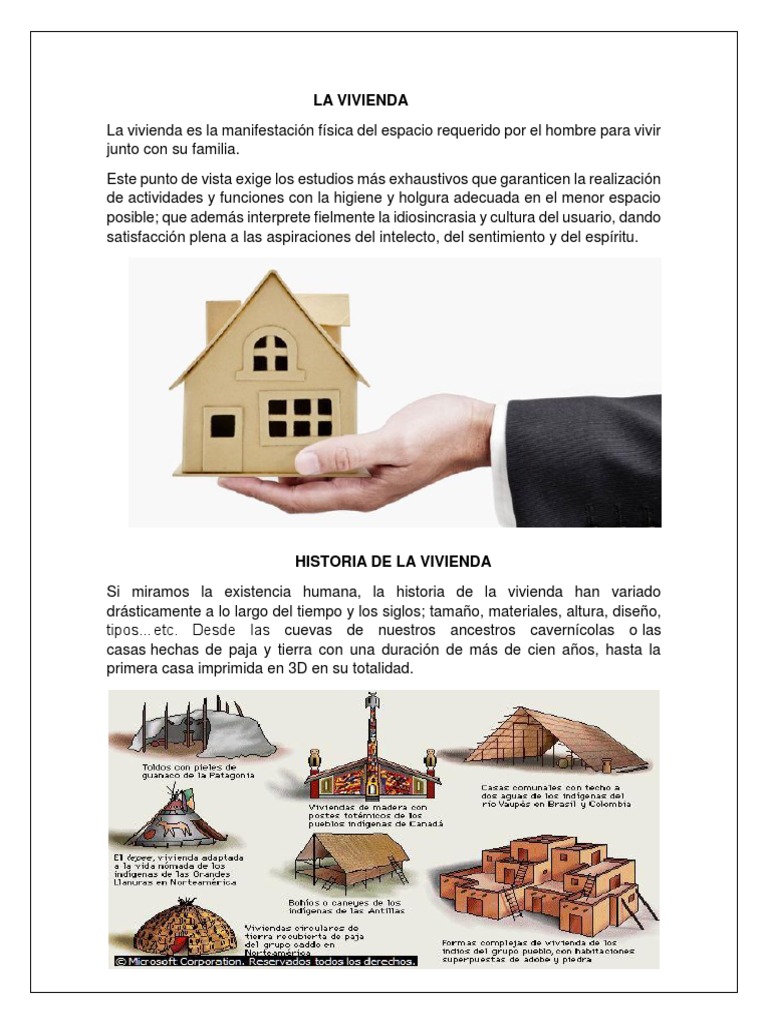 Tipos y Funciones de la Vivienda | PDF | Comedor | Naturaleza