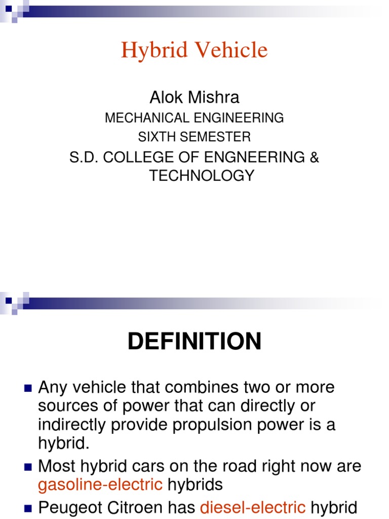 Understanding Hybrid Vehicles | PDF | Hybrid Vehicle | Hybrid Electric ...