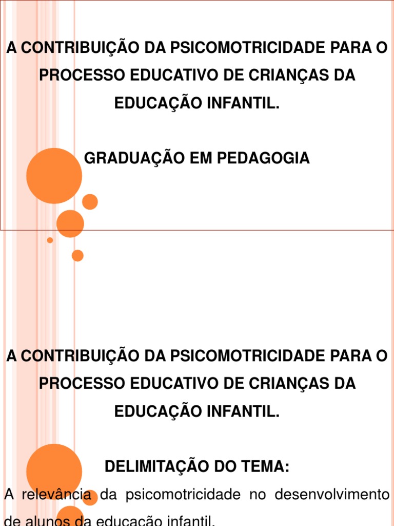 Slides Tcc Apresentação Download Grátis Pdf Pré Escola Pedagogia
