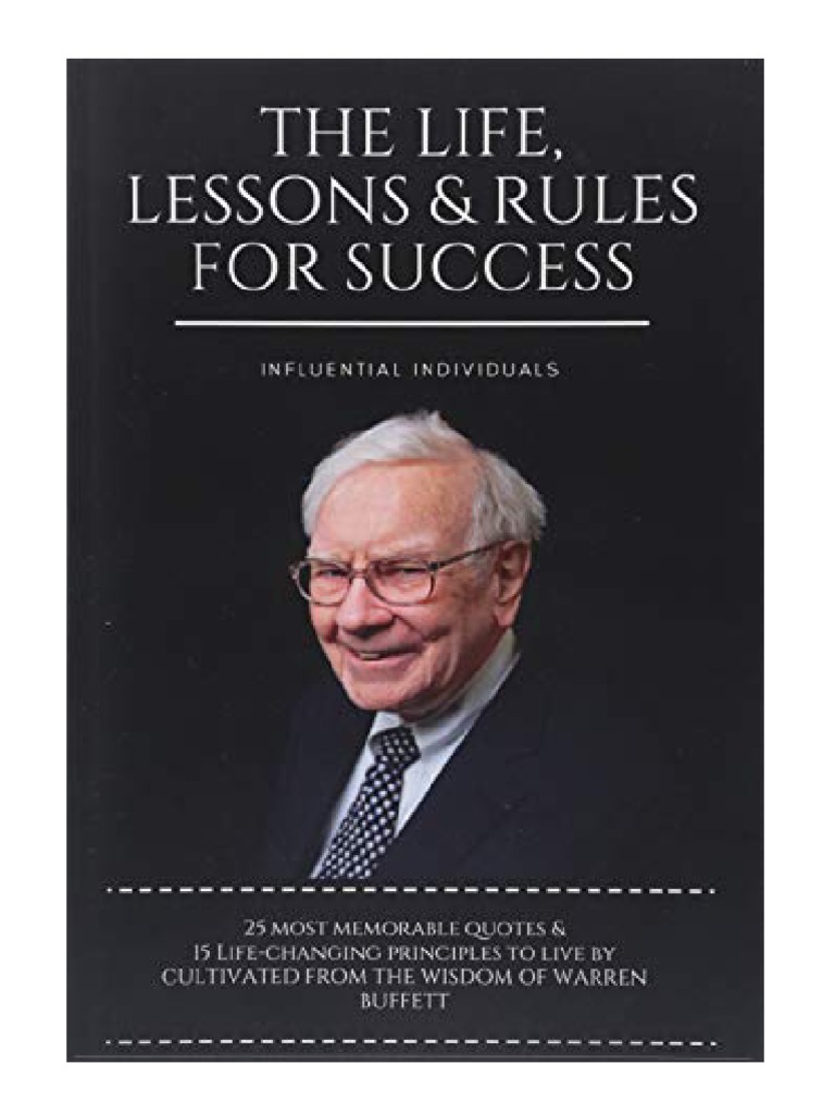 PDF Warren Buffett The Life Lessons and PDF | PDF