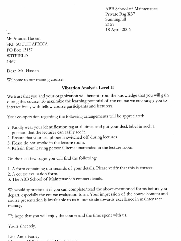 ABB Vibration Analysis Level II 2 PDF | PDF