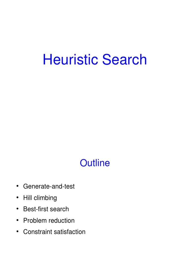 Heuristic Search | PDF | Computer Science | Theoretical Computer Science