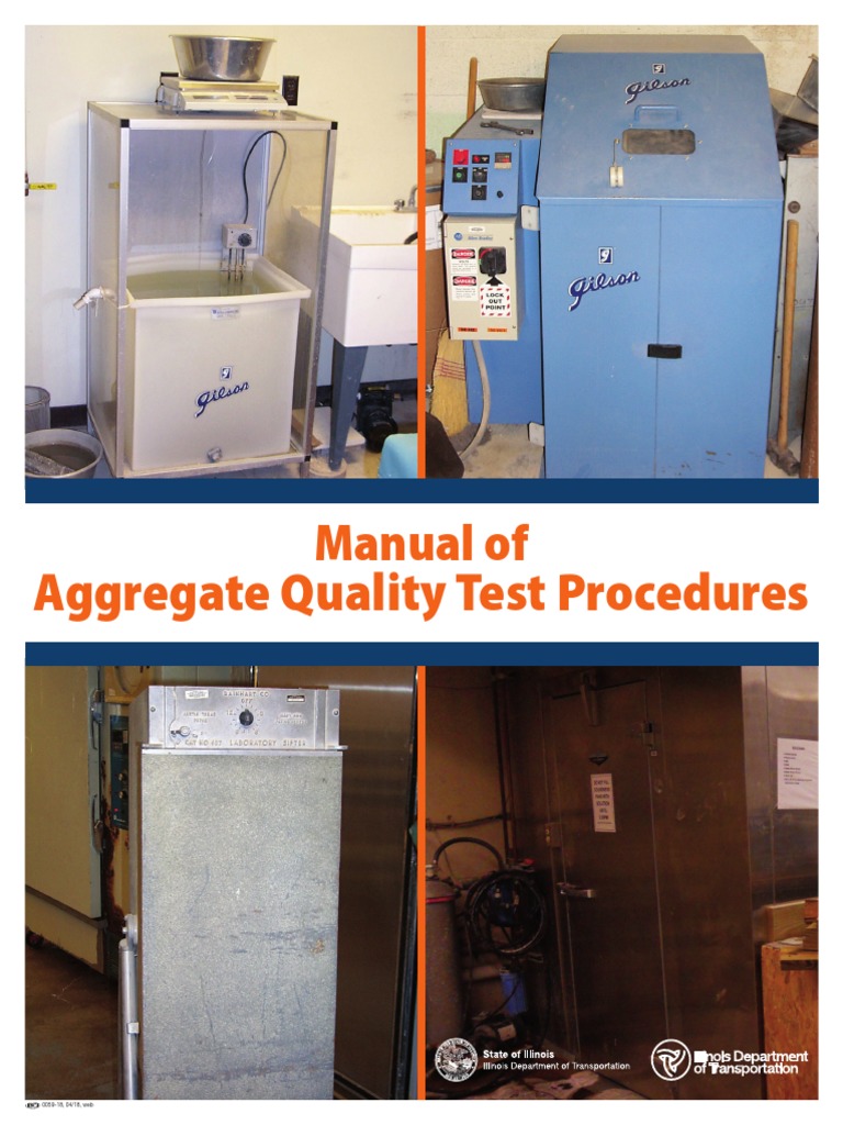 Manual of Aggregate Quality Test Procedures PDF | PDF | Construction ...