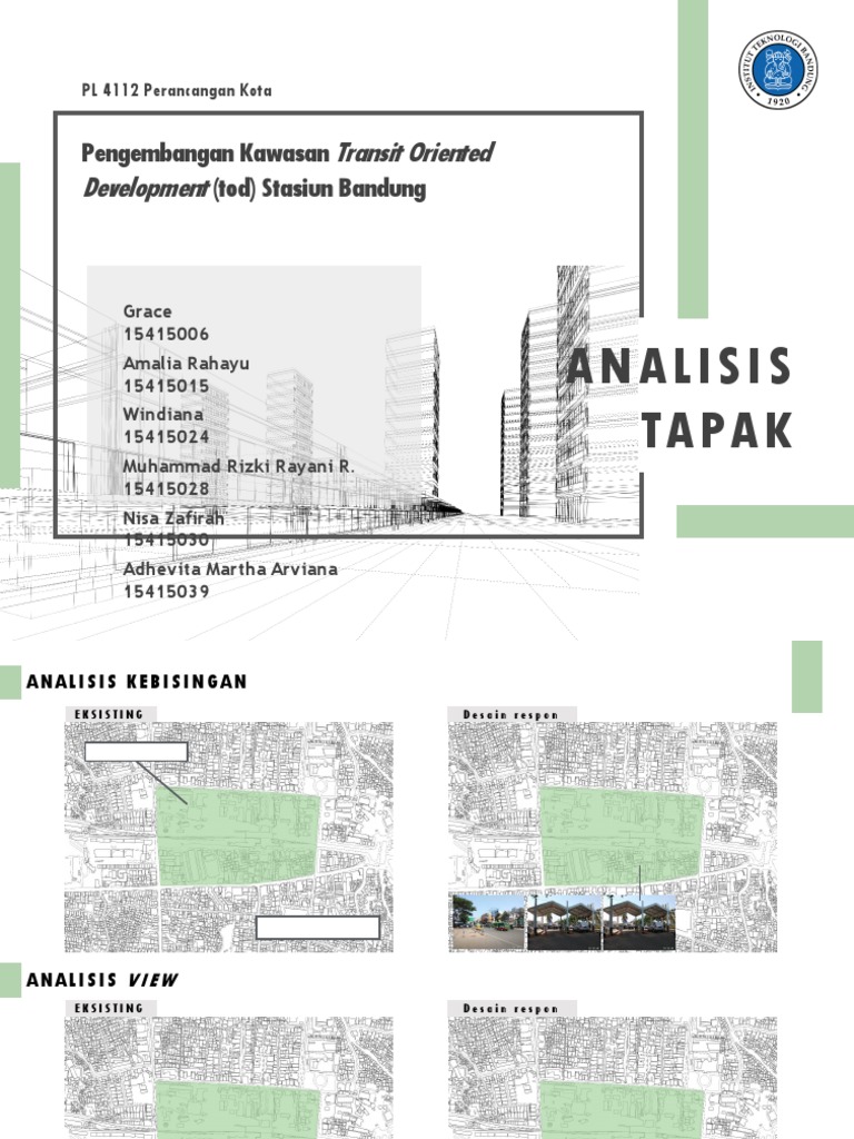 Template Laporan Analisis Tapak | PDF