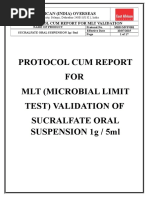 MLT Validation Protocol | PDF | Microbiology | Biology