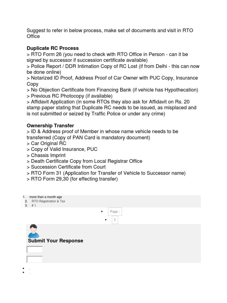 Duplicate RC Process | PDF | Business | Computing And Information ...