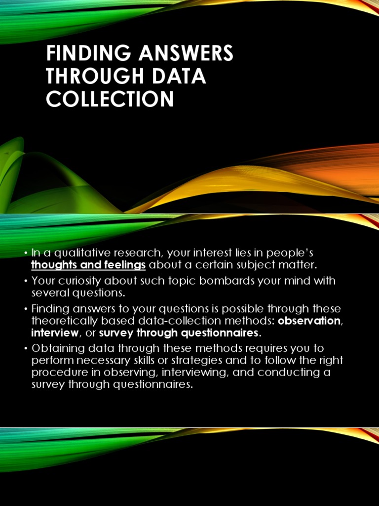 Lesson 12 OBSERVATION | PDF | Observation | Qualitative Research