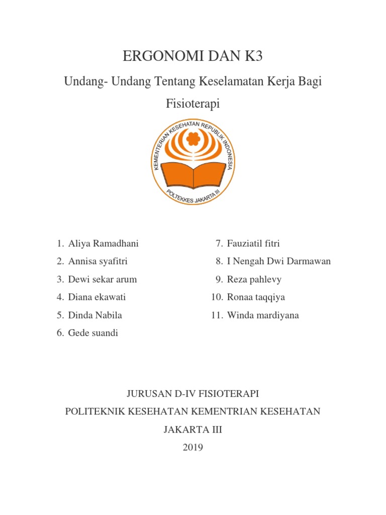 Ergonomi Dan K3 | PDF