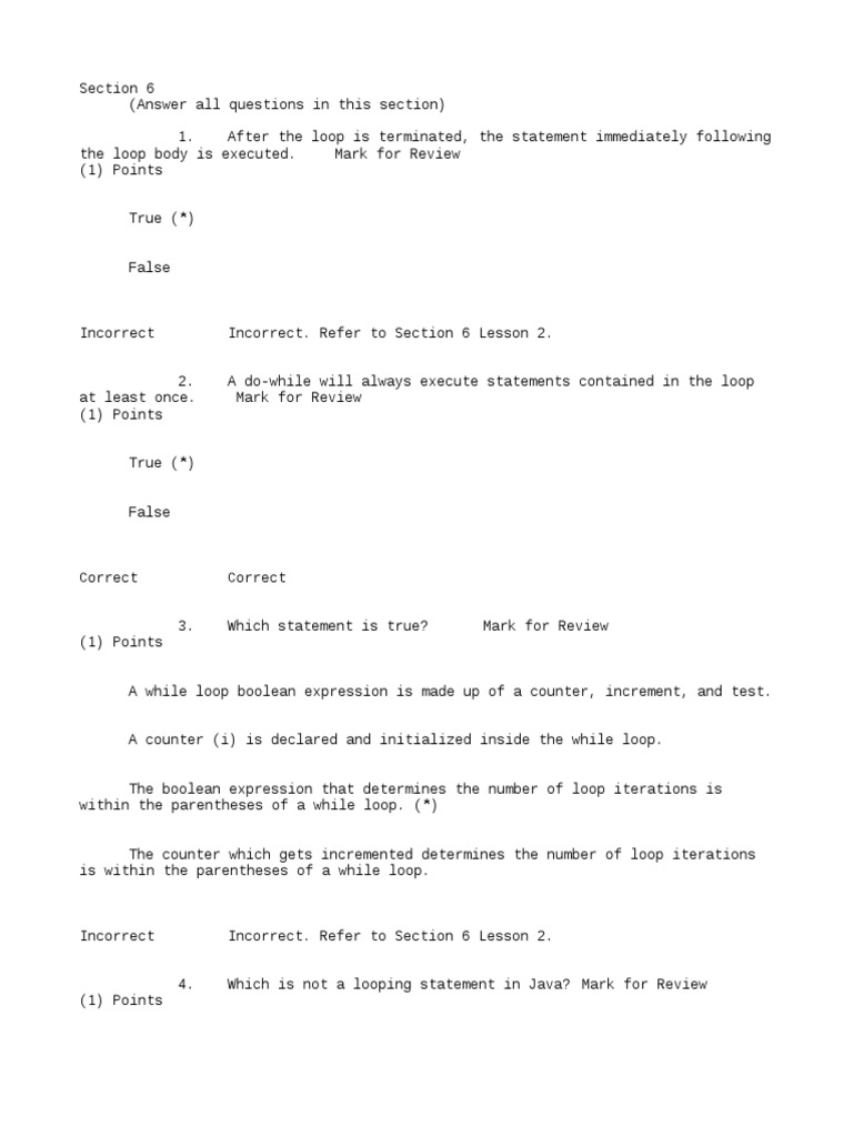 Final Exam Java Foundations | PDF | Constructor (Object Oriented ...