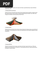 Jenis-Jenis Gunung Api di Indonesia | PDF
