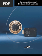 Sargent and Greenleaf Mechanical Safe Lock Guide | PDF | Lock (Security ...