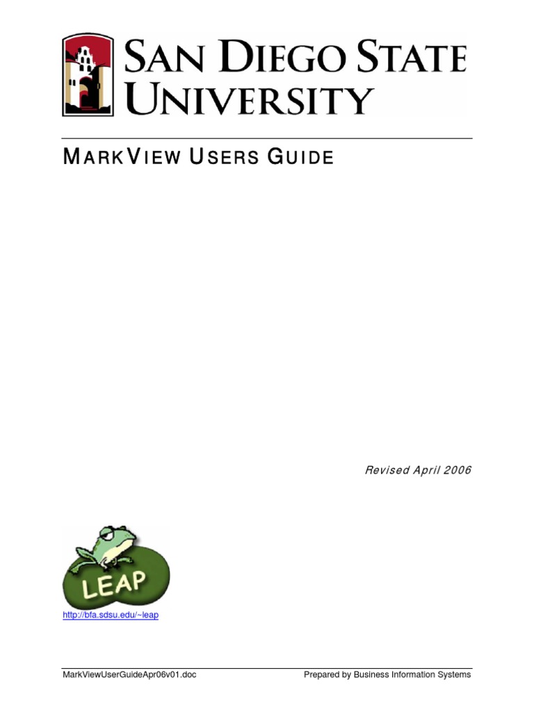 Markview Users Guide PDF | PDF | Accounts Payable | World Wide Web