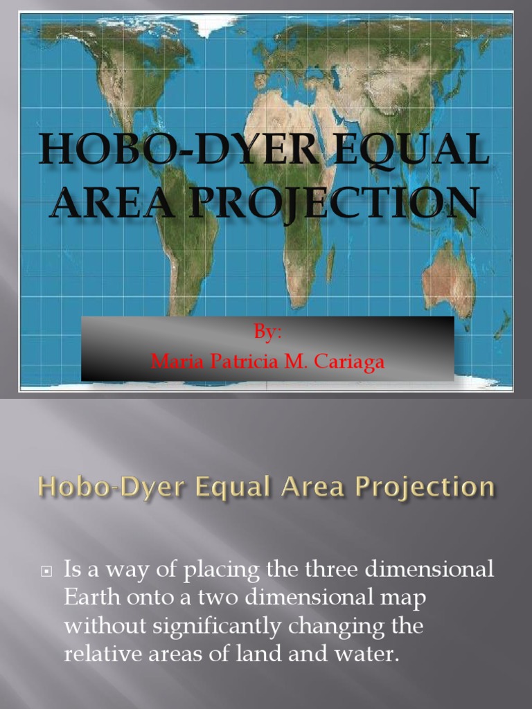 Hobo dyer equal area projection