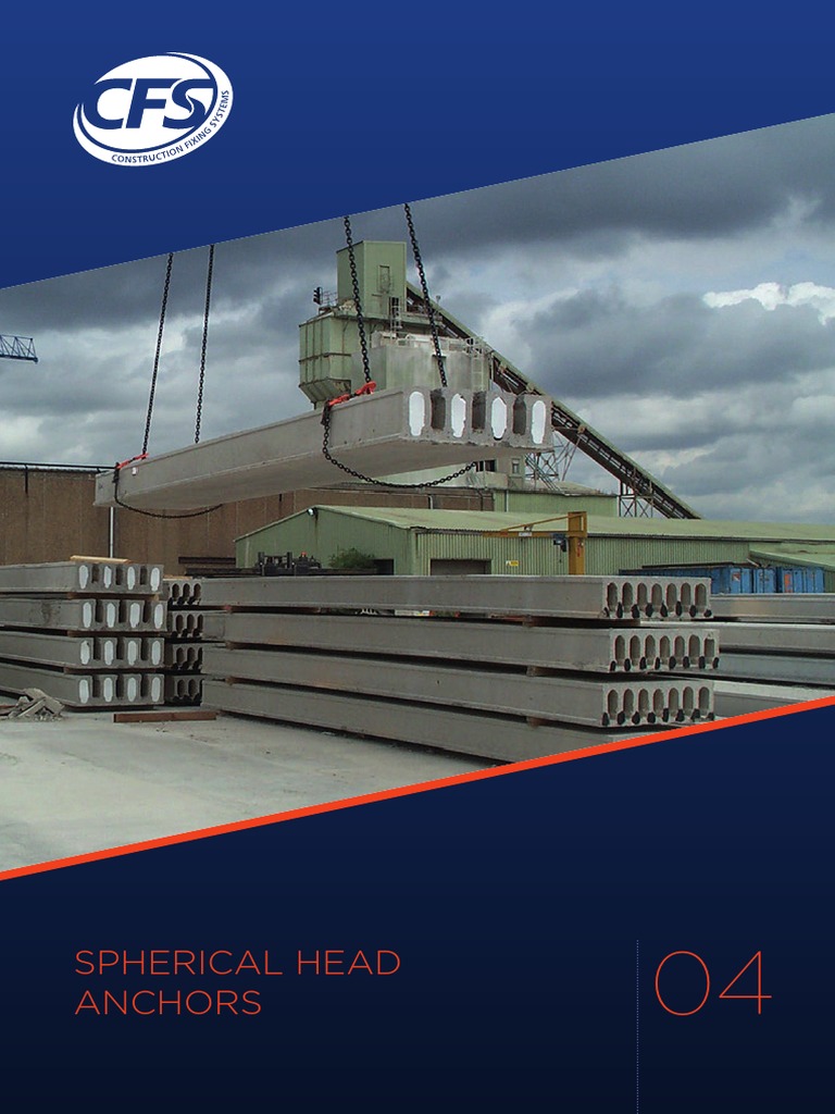 Spherical Head Anchor Systems Overview | PDF | Anchor | Beam (Structure)