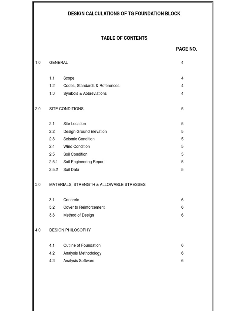 TG Block Foundation-2 | Download Free PDF | Turbine | Geotechnical ...