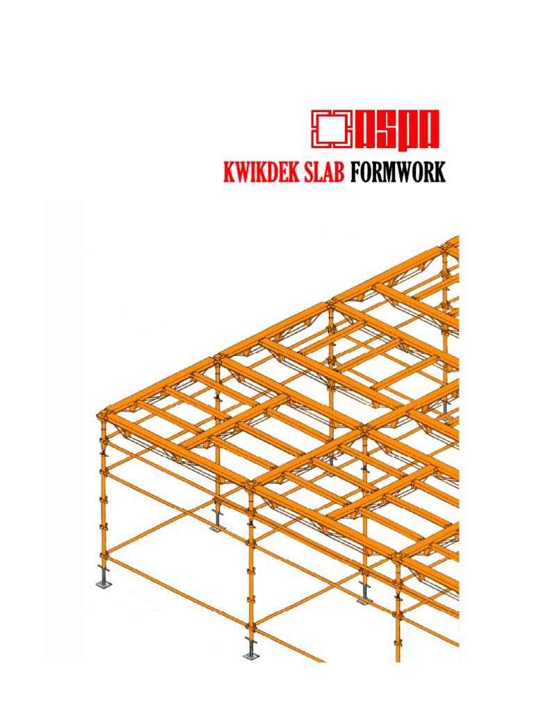 KwikDek Slab Formwork System Overview | PDF | Beam (Structure ...