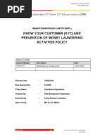 KYC Checklist Spreadsheet | PDF | Money Laundering | Terrorism Financing