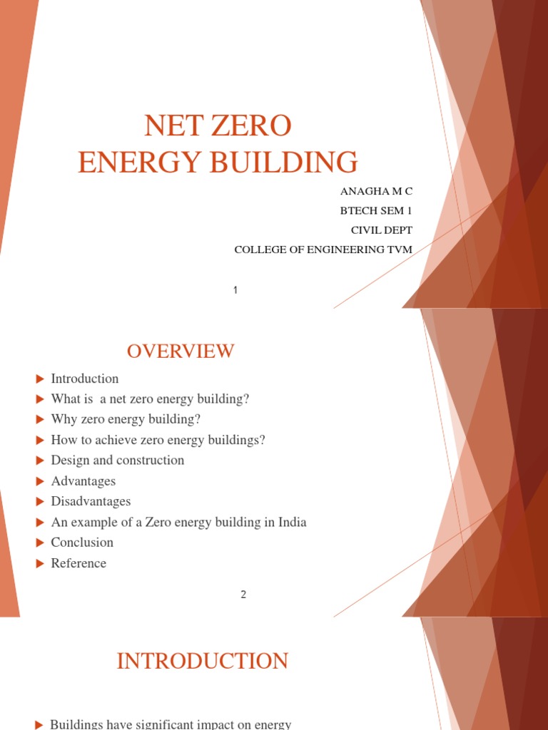 Zero Energy Building | PDF | Sustainable Energy | Sustainable Technologies