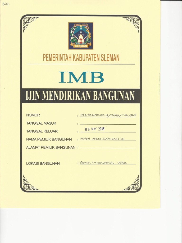 Berkas IMB | PDF