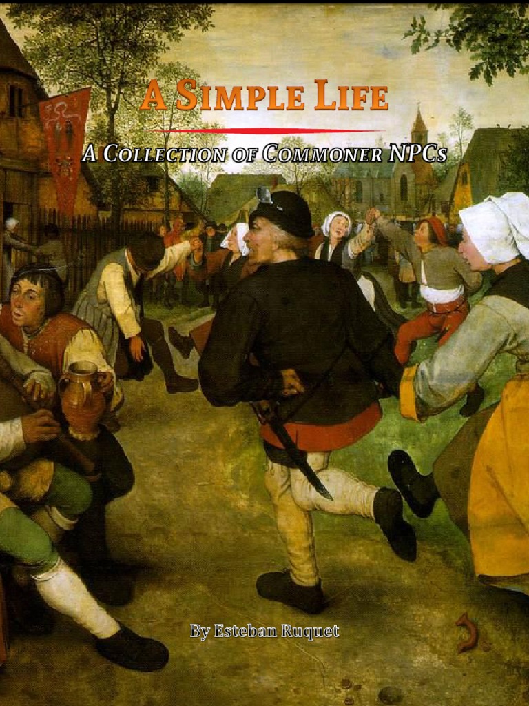 A Simple Life A Collection of Commoner NPCs | Download Free PDF | Dwarf ...