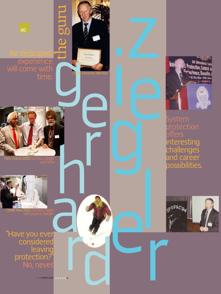 Gerhard Ziegler | PDF | Relay | Electric Power System