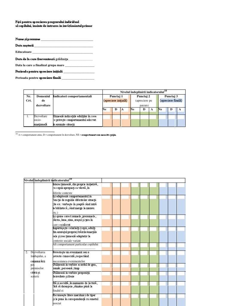 Fisa Progres de Printat | PDF