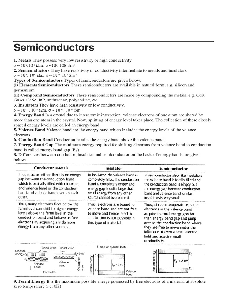 Semiconductor Notes | Download Free PDF | P–N Junction | Rectifier