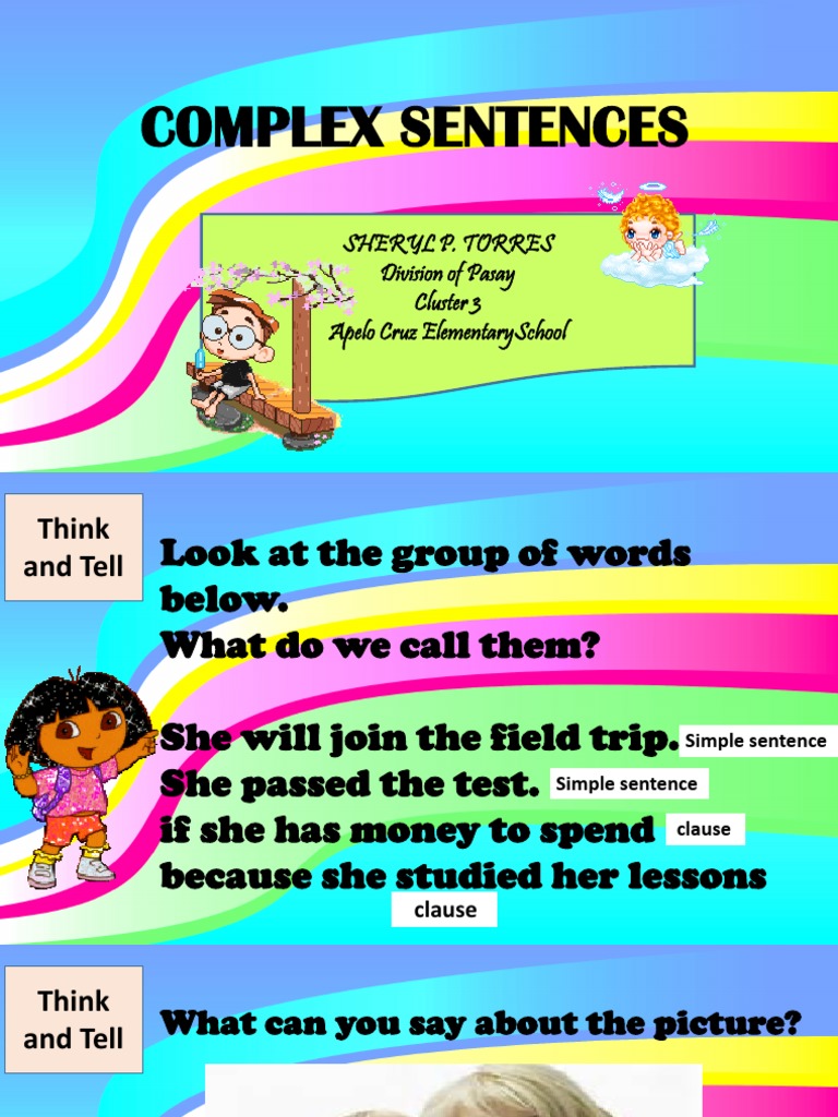 Eng. - 5 Complex Sentences | PDF | Sentence (Linguistics) | Clause