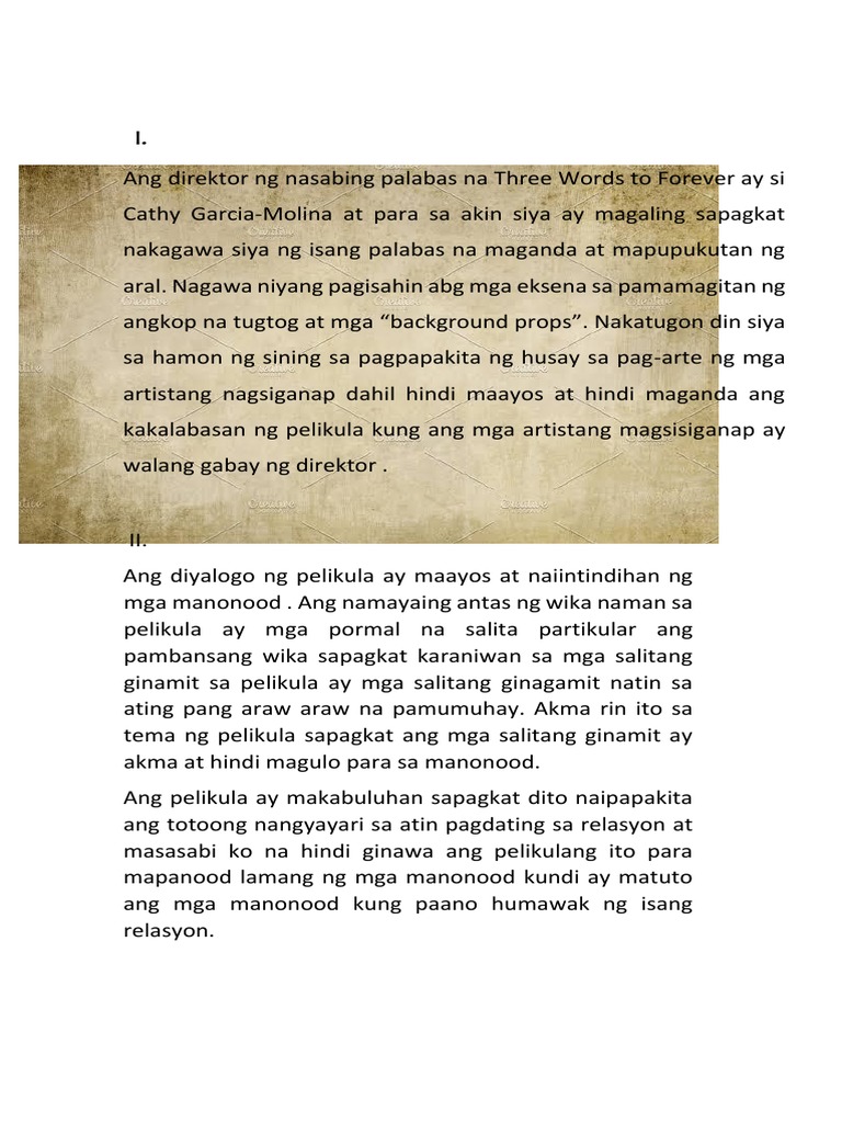 Suring-Pelikula Format - 2020 | PDF