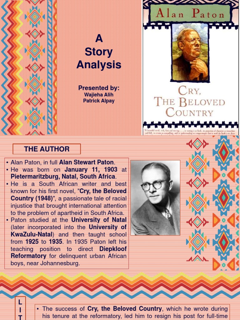 Alan Patons Cry The Beloved Country | PDF