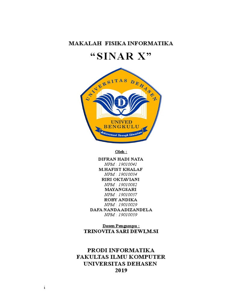 Makalah Sinar X | PDF