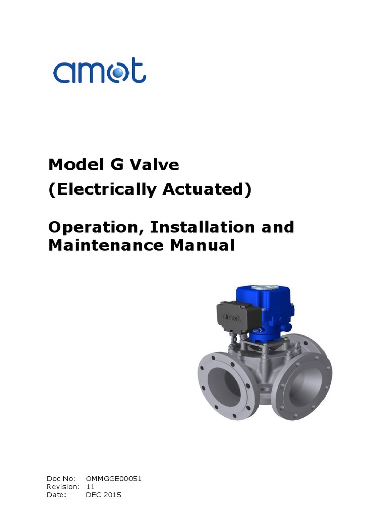 PID Amot | PDF | Valve | Electric Motor