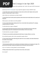 100 IELTS Writing Task 2 Questions | PDF | News | Reason