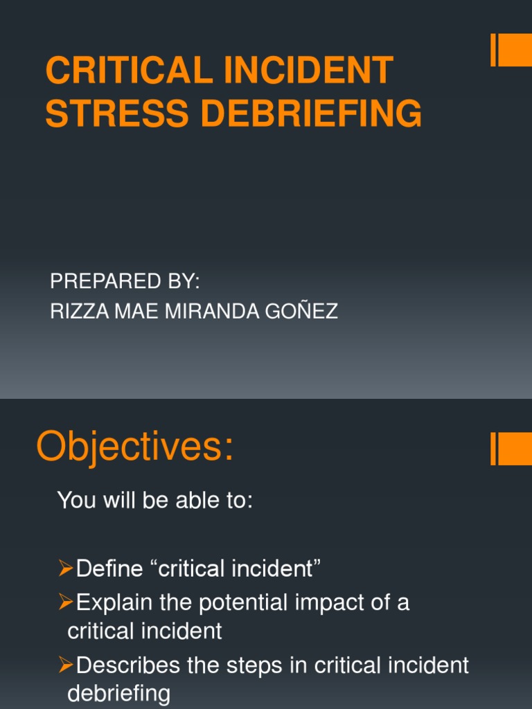 A Seven-Phase Process: Understanding Critical Incident Stress ...