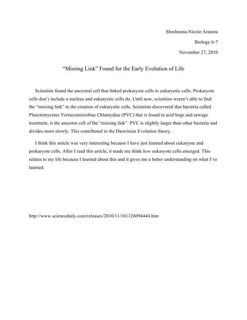 Missing Link | PDF