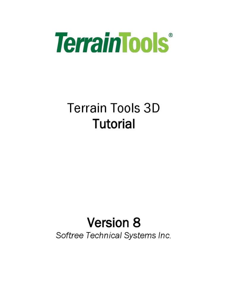 Road Eng Terrain Manual v8 | PDF | Computer File | System Software