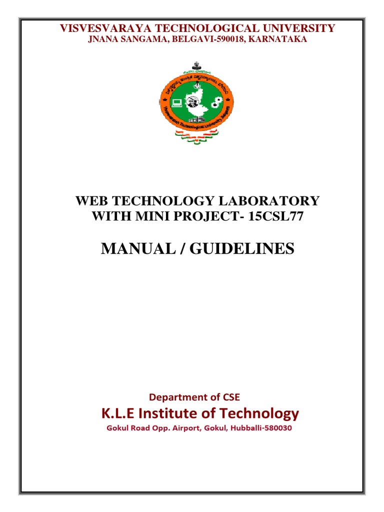 Web Lab - Manual | PDF | Java Script | Php Web Lab - Manual | PDF | Java Script | Php