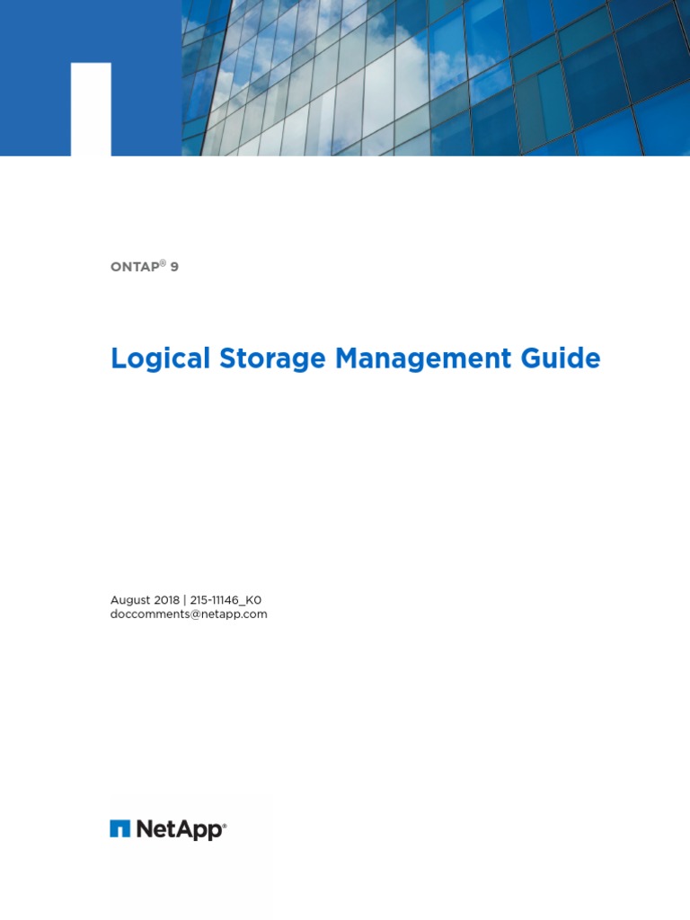 Good ONTAP 90 Logical Storage Management Guide | PDF | Computer Architecture | Areas Of Computer ...